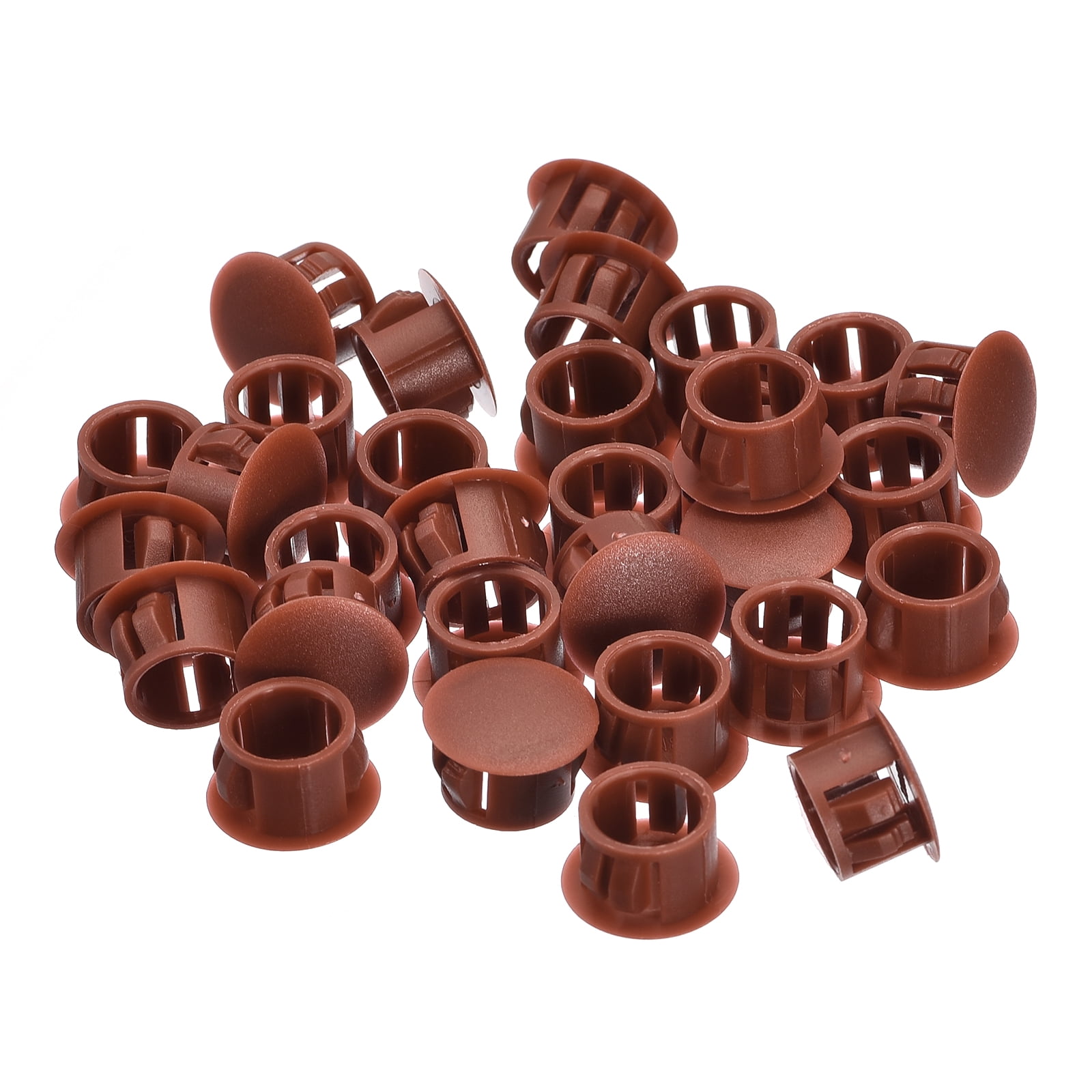 36Pack 13mm(33/64") Plastic Hole Plugs Panel Flush Type Knockout ...