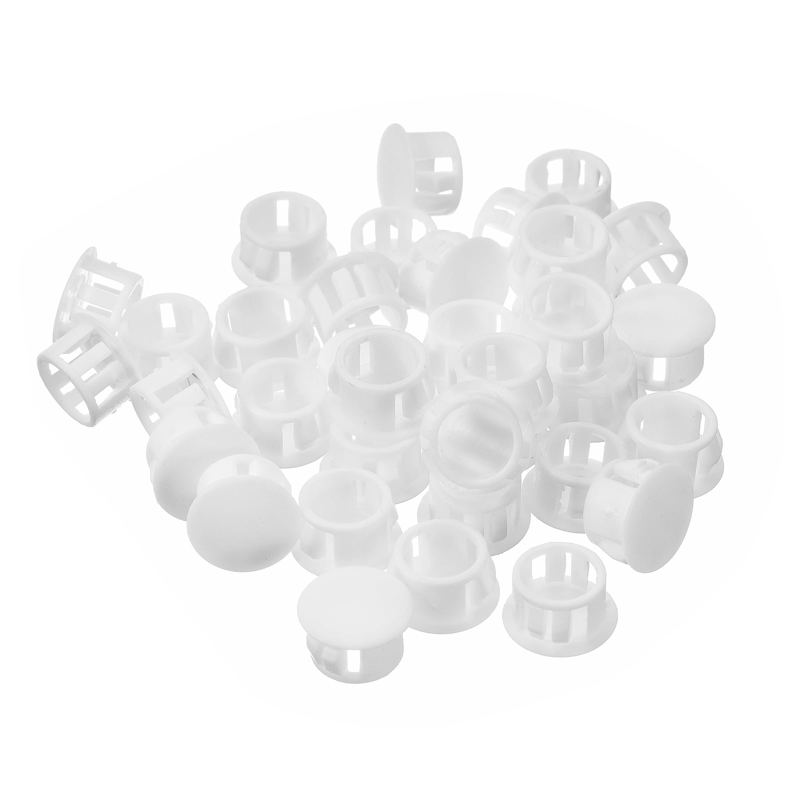36Pack 14mm(35/64") Plastic Hole Plugs Panel Flush Type Knockout ...