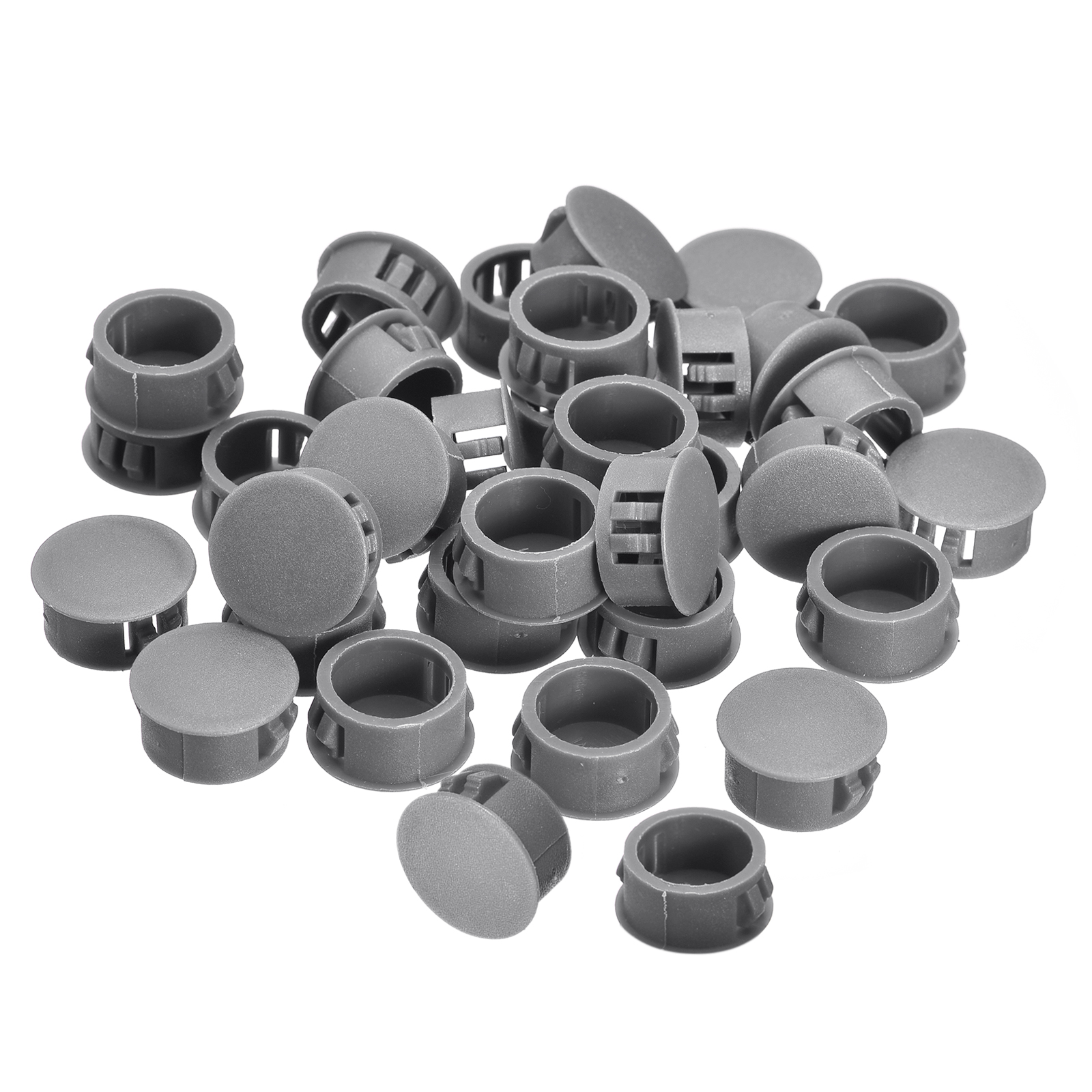 36Pack 17mm(43/64") Plastic Hole Plugs Panel Flush Type Knockout ...