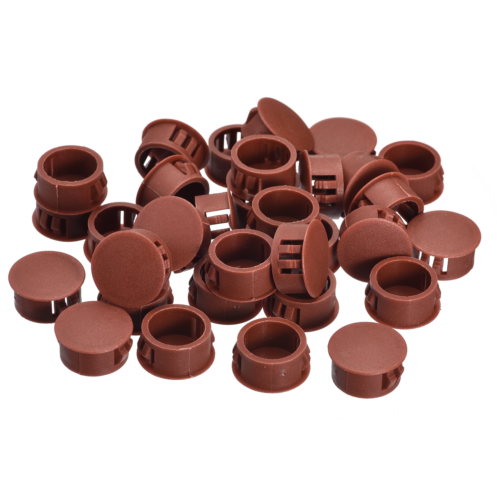 36Pack 18mm(45/64") Plastic Hole Plugs Panel Flush Type Knockout ...