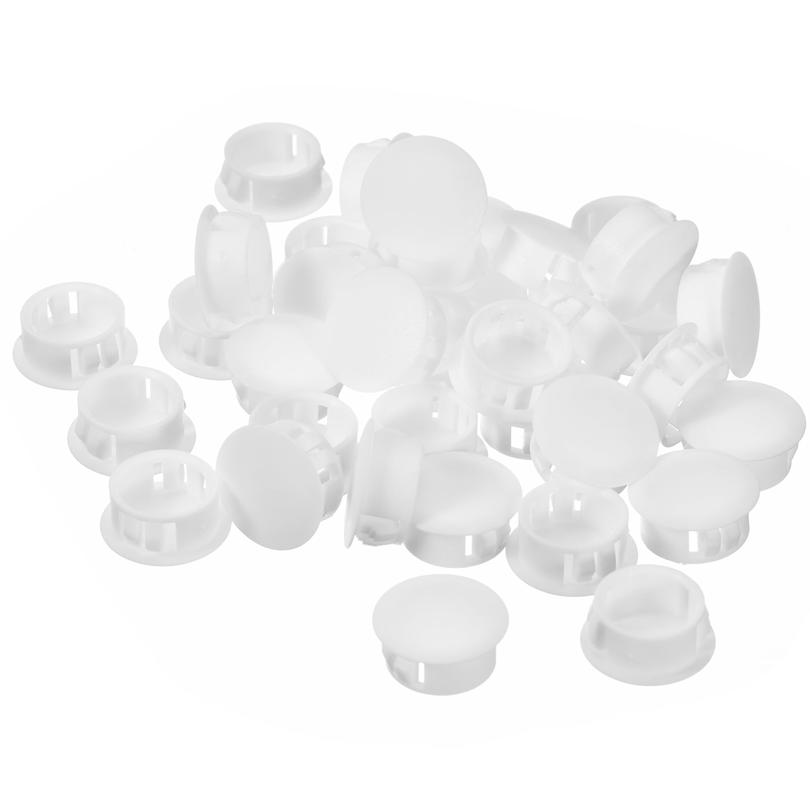 36Pack 19mm(3/4") Plastic Hole Plugs Panel Flush Type Knockout Locking ...