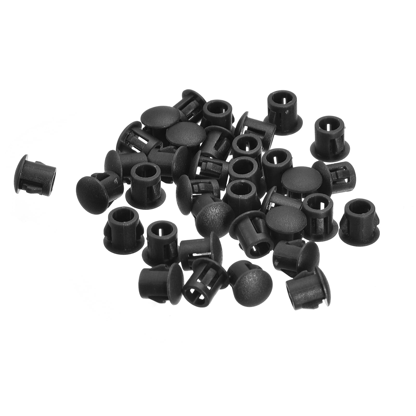 36Pack 6mm(15/64") Plastic Hole Plugs Panel Flush Type Knockout Locking ...