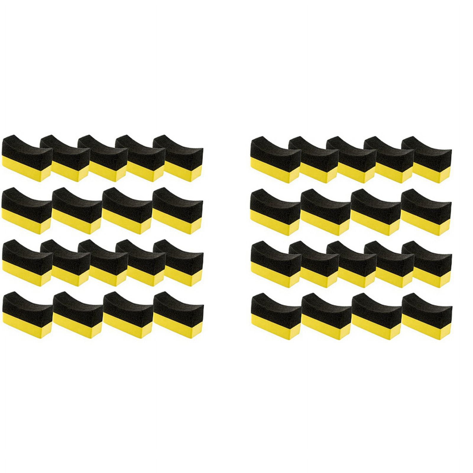 36Pack Tire Dressing Applicator Pads Shine Pad Polishing Sponge for Car ...