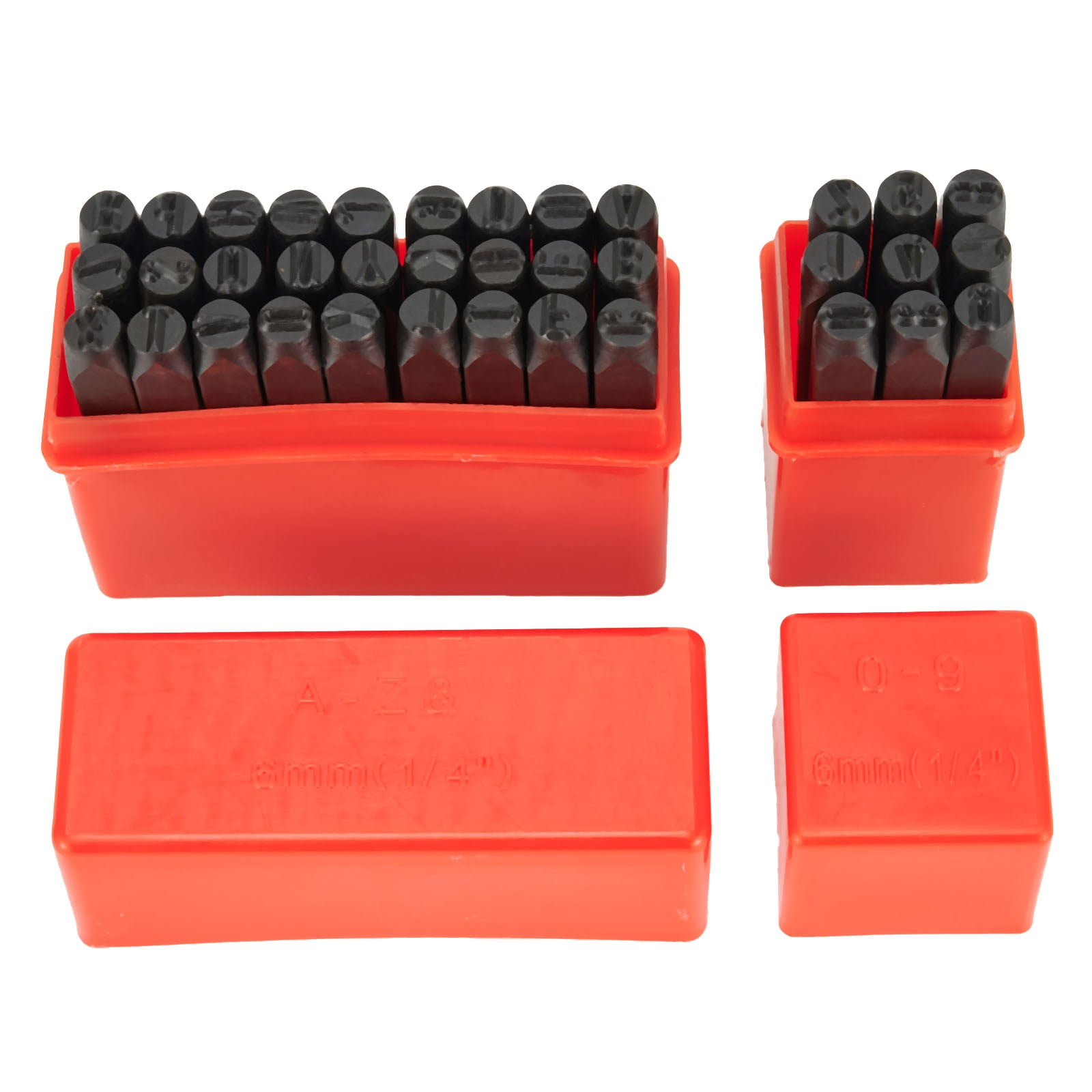 36Pc Number & Letter Metal Punch Set Alphabet Marking Steel Stamp Craft ...