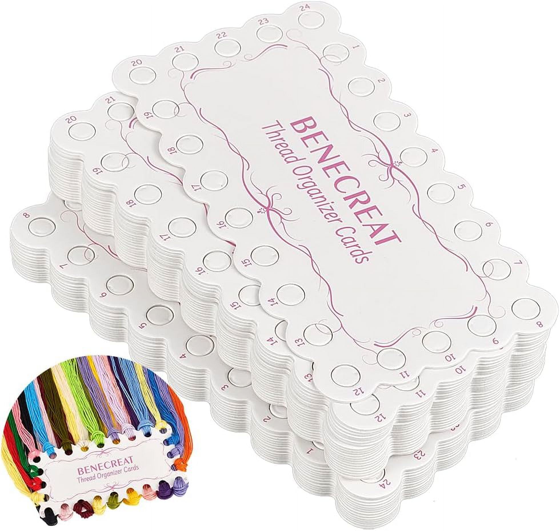 36Pcs 18-Position Embroidery Thread Organizer Cards 5.9x3inch Paper ...