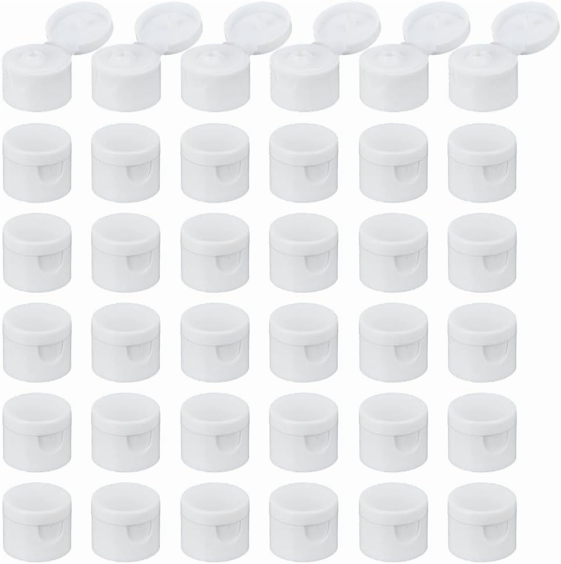 36Pcs 20/410 Flip Top Dispensing Cap White Replacement Condiment Caps ...
