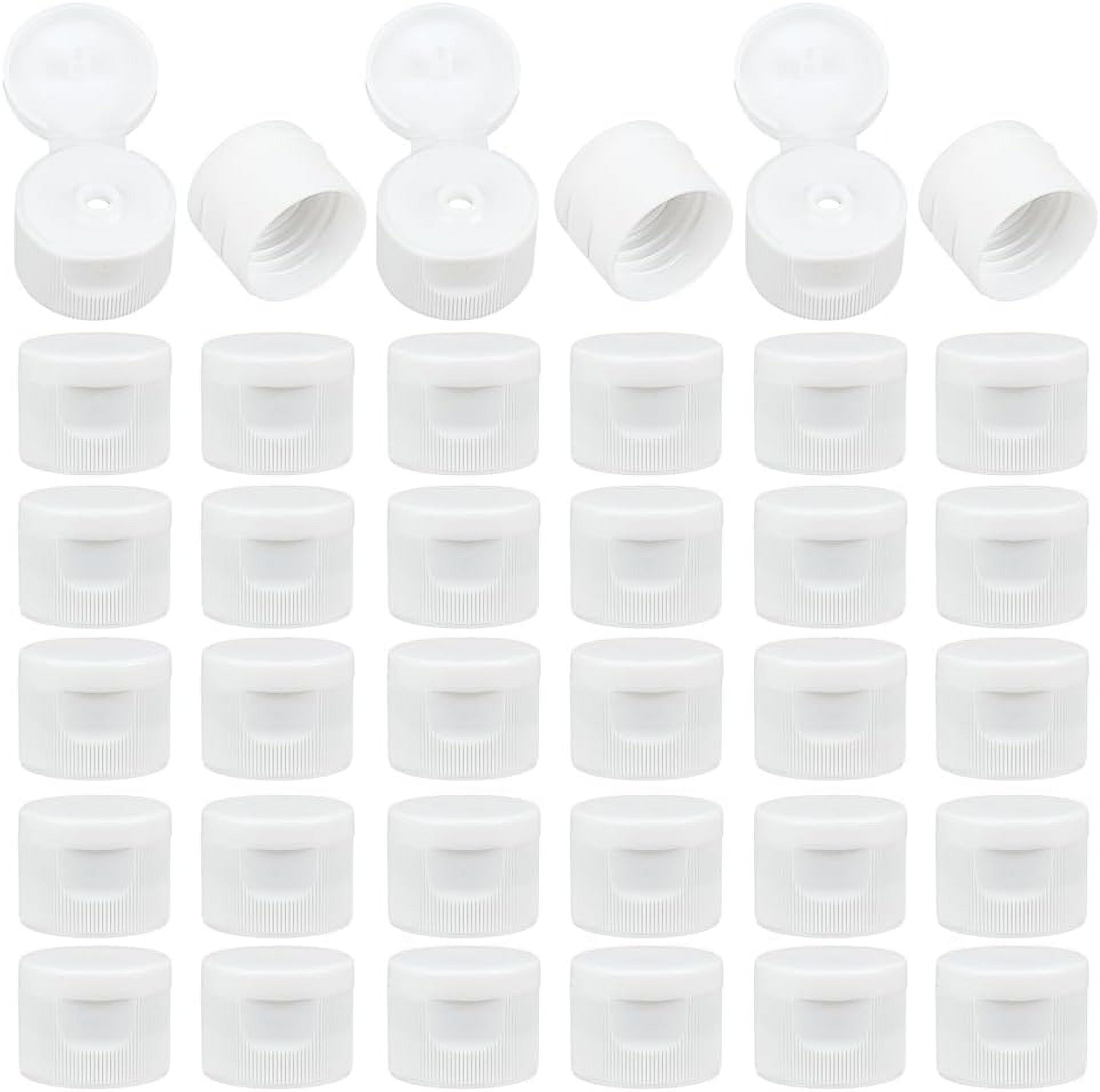 36Pcs 24/400 Flip Top Screw Caps White Flip Top Dispensing Cap White ...