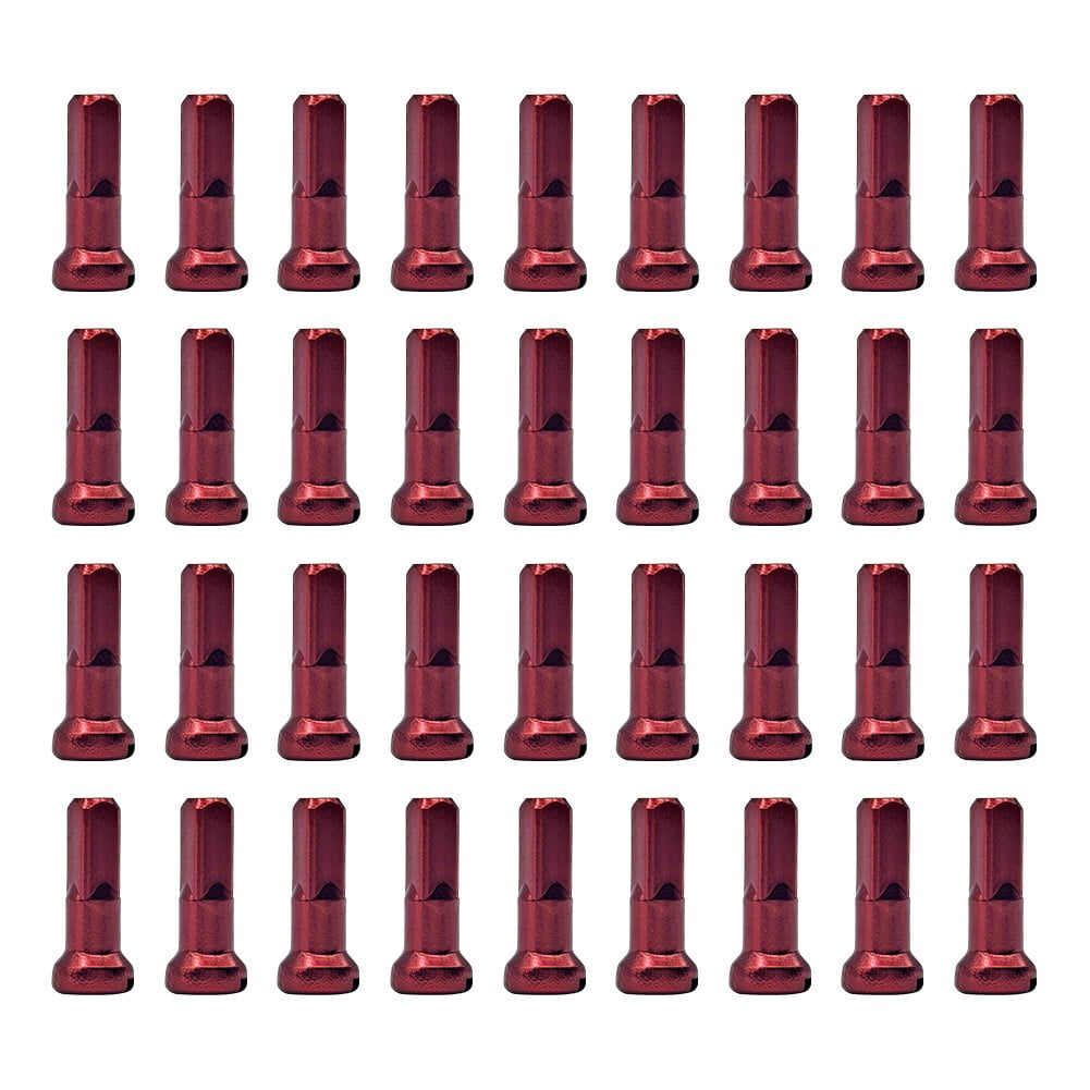 36Pcs Bike Spoke Cap 14Mm Aluminum Spoke Nipples For 14G Road Bicycle ...