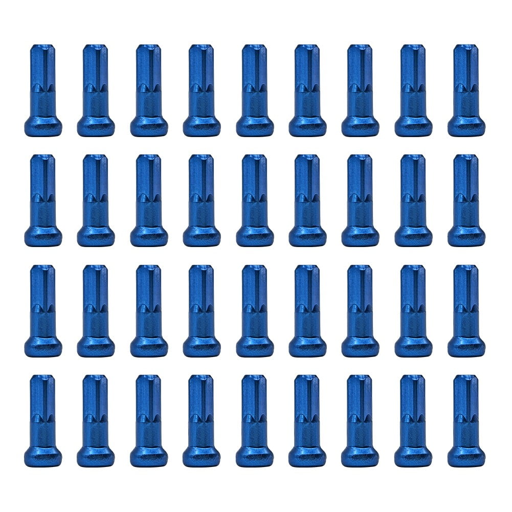 36Pcs Bike Spoke Cap 14mm Aluminum Spoke Nipples for 14G Road Bicycle ...