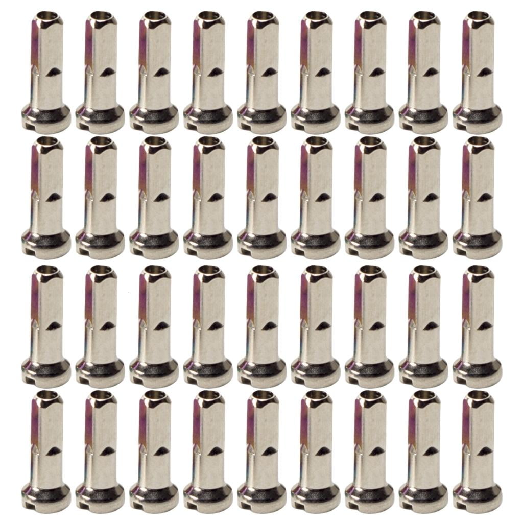 36Pcs Bike Spoke Nipples Caps Head End Tip for 14G Mountain Road ...