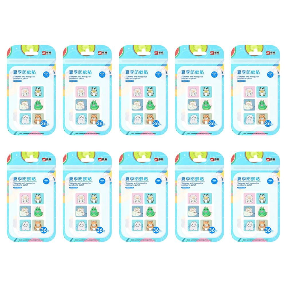 36Pcs Cartoon Mosquito Repellent Stickers Natural Anti Mosquito Patches ...