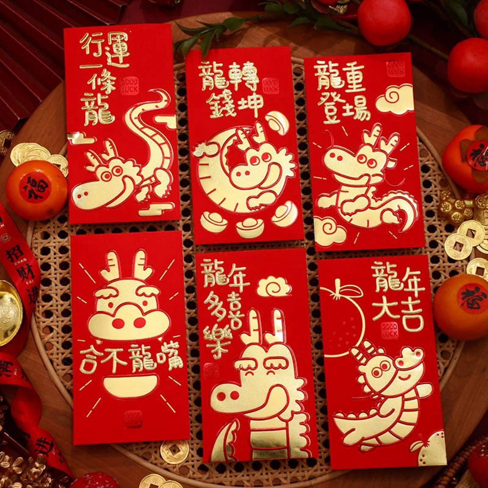 36Pcs Chinese New Year Red Envelopes,Spring Festival Lucky Money ...