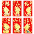 36pcs Chinese Red Envelopes 2024 New Year Chinese Envelopes For Money