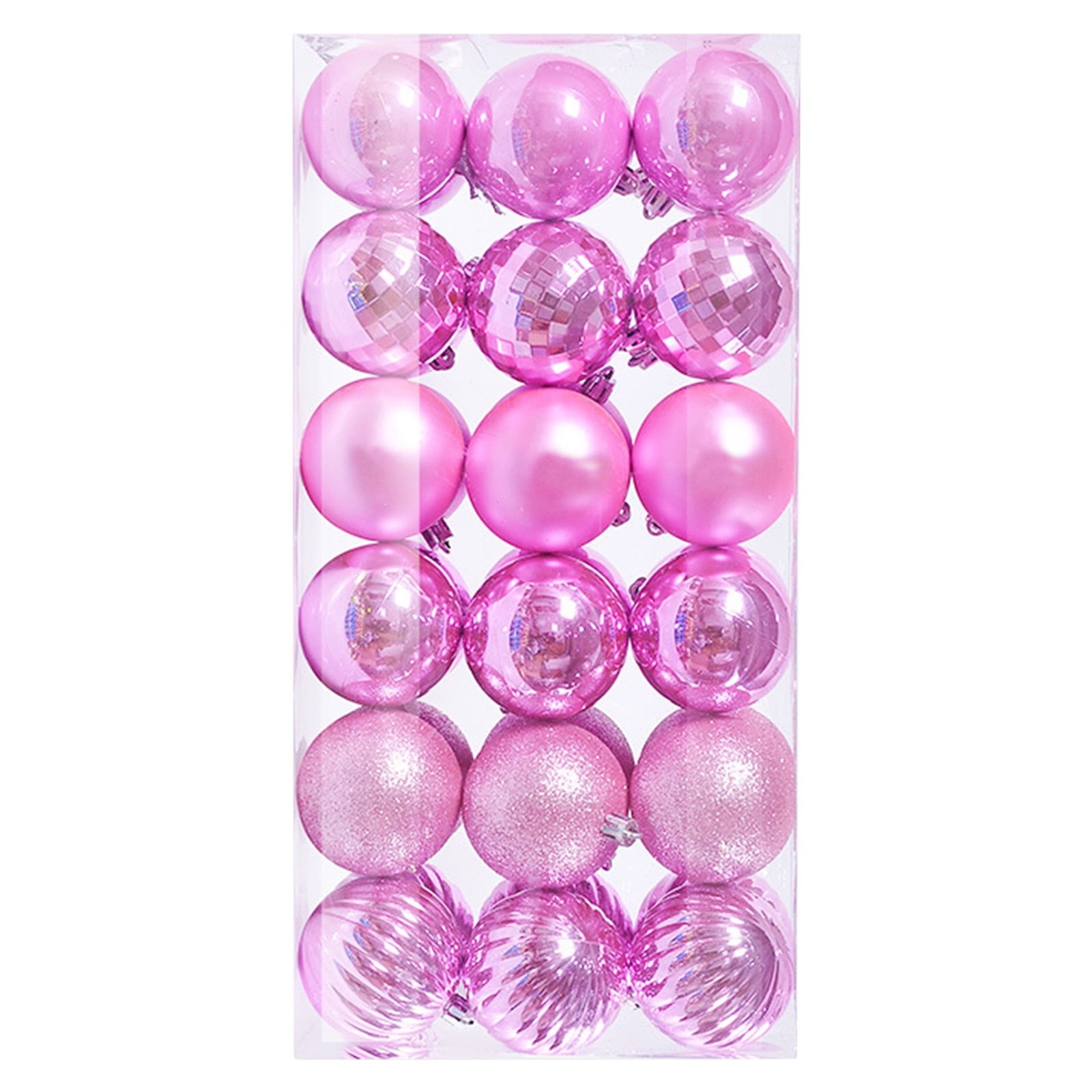 36Pcs Christmas Balls Ornaments For Xmas Christmas Tree Shatterproof ...