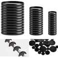 36Pcs Discbound Expansion Discs, (2",1-3/8",1") Black Plastic Book ...