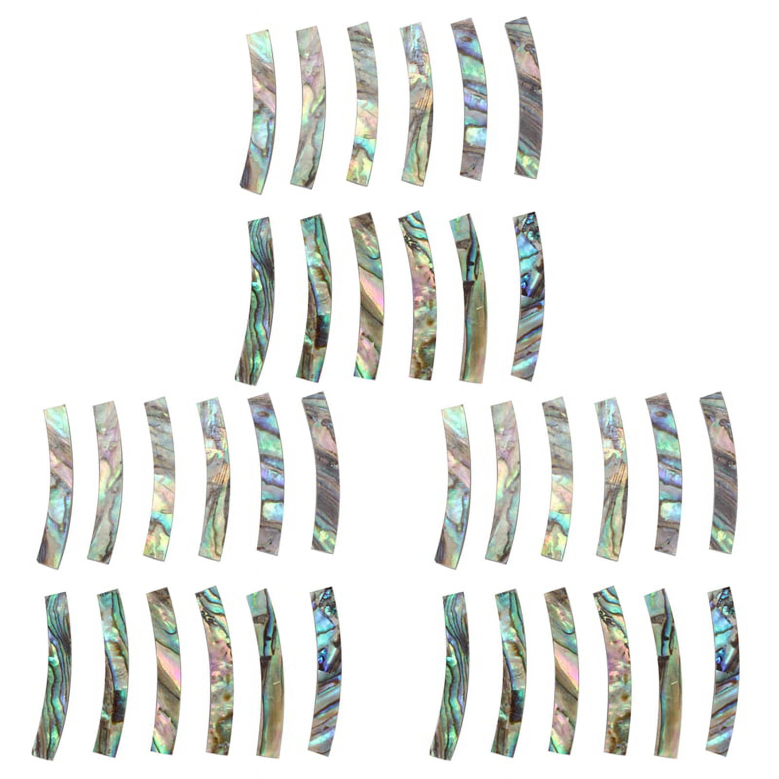 36Pcs Guitar Soundhole Rosette Abalone Shell Inlay Curved Strips Guitar ...