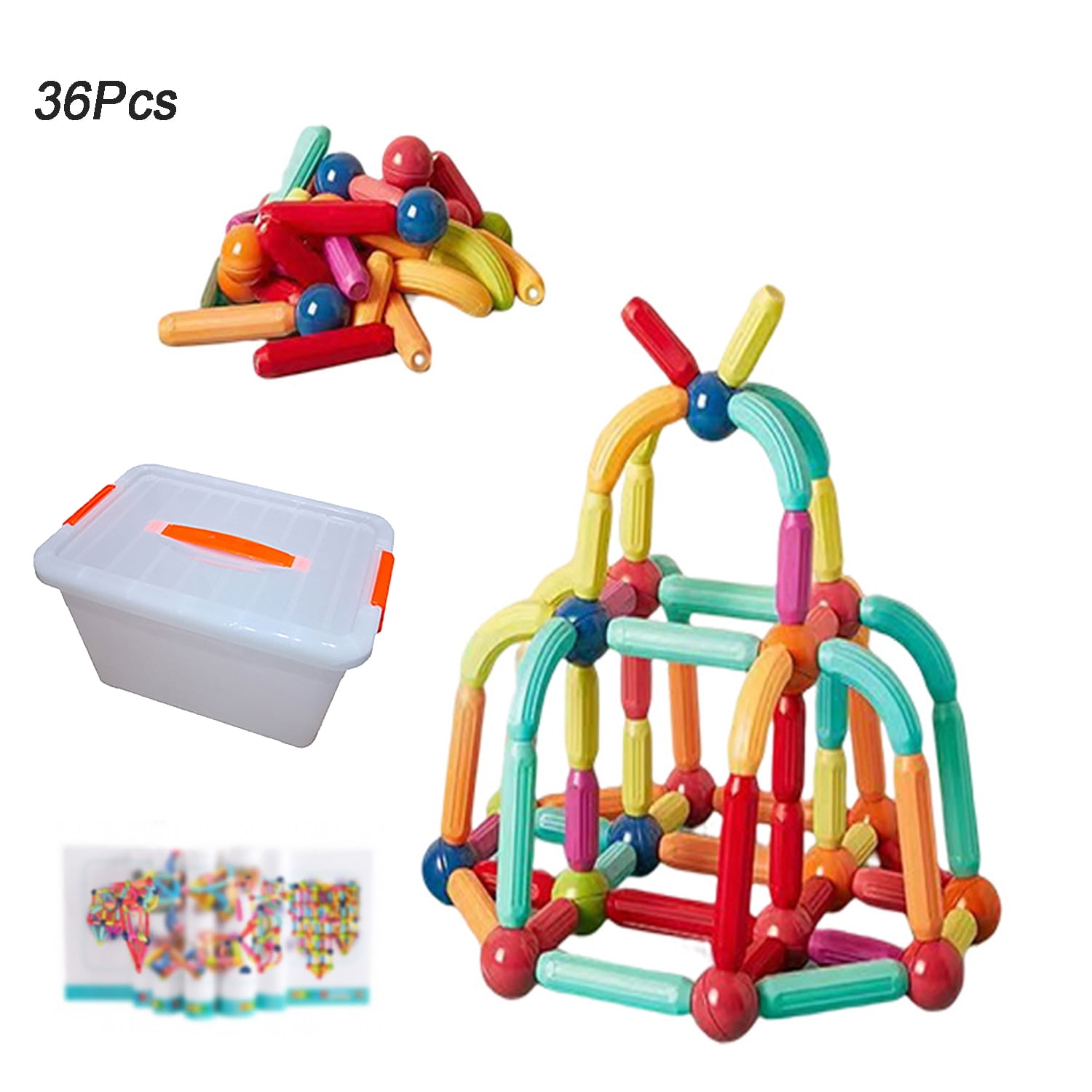 36Pcs Magnet Toys for 3 Year Old Boys & Girls,Educational Toys for ...