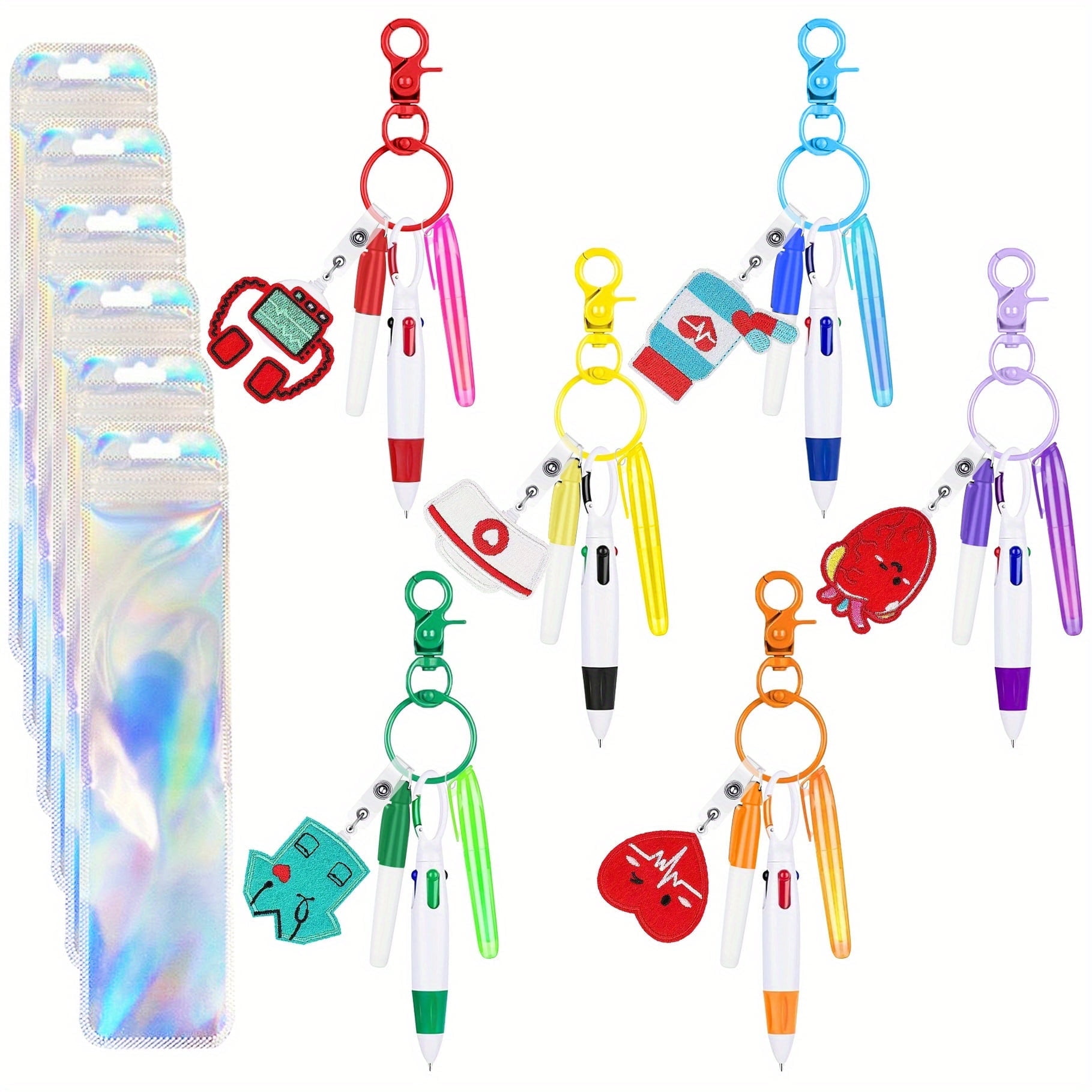 36Pcs Nurse Badge Pens Mini Highlighter Pens Bulk Nursing Week ...