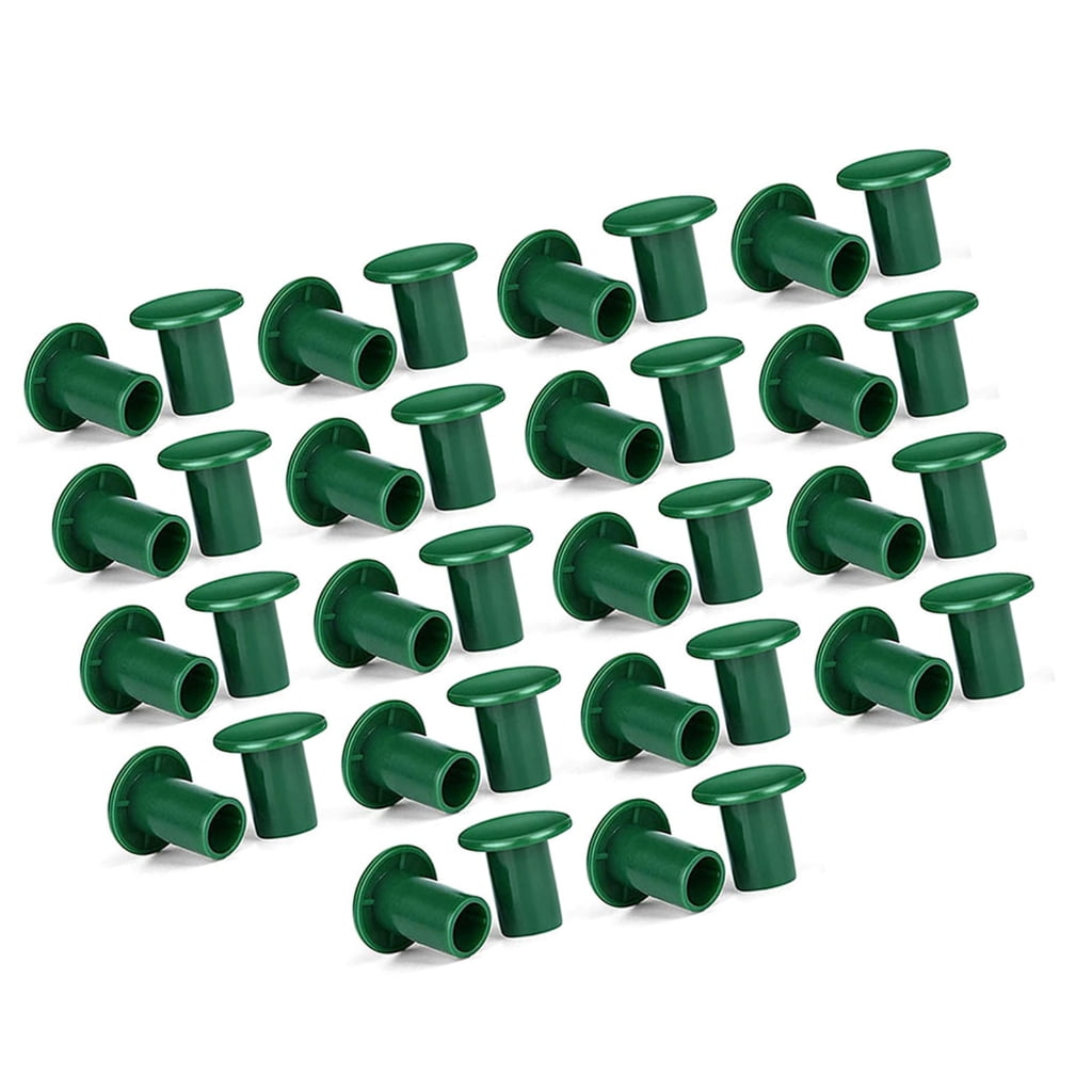 36Pcs PVC Garden Canes Stick End Caps For Stake Injury Prevention ...