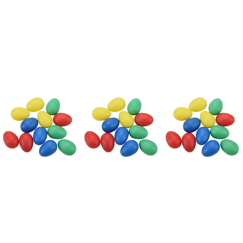 36Pcs Plastic Egg Shakers Set with 4 Different Colors,Percussion ...