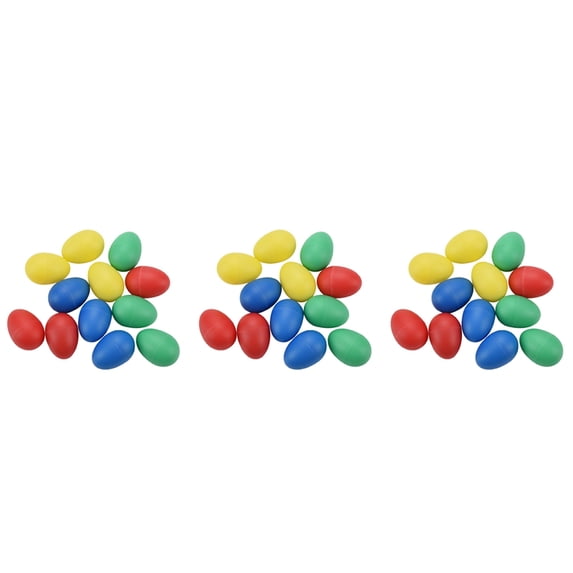 36Pcs Plastic Egg Shakers Set with 4 Different Colors,Percussion ...