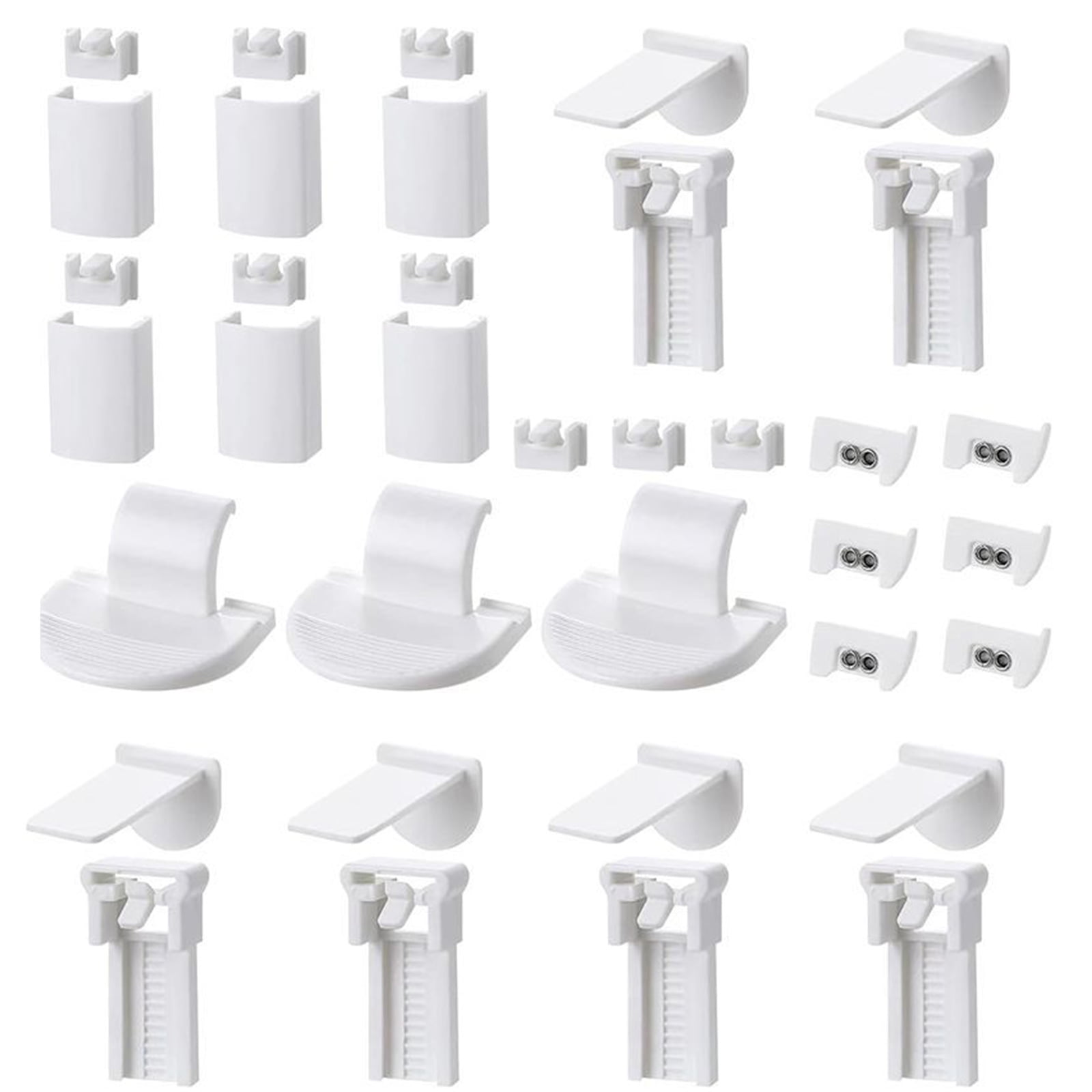 36Pcs Pleated Blind Brackets Accessories Kits Easy Installation Roller ...