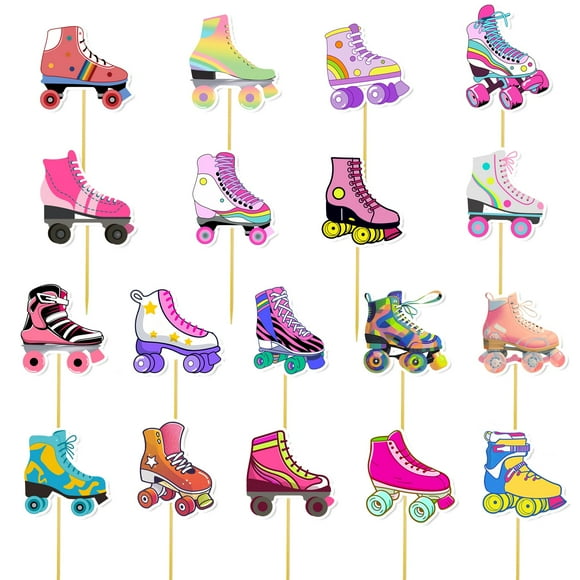 Roller Skate Cupcake Toppers
