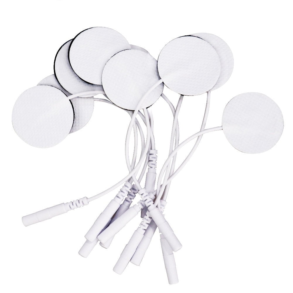 36Pcs Round Replacement Electrode Pads Non-woven Electrode Tens ...