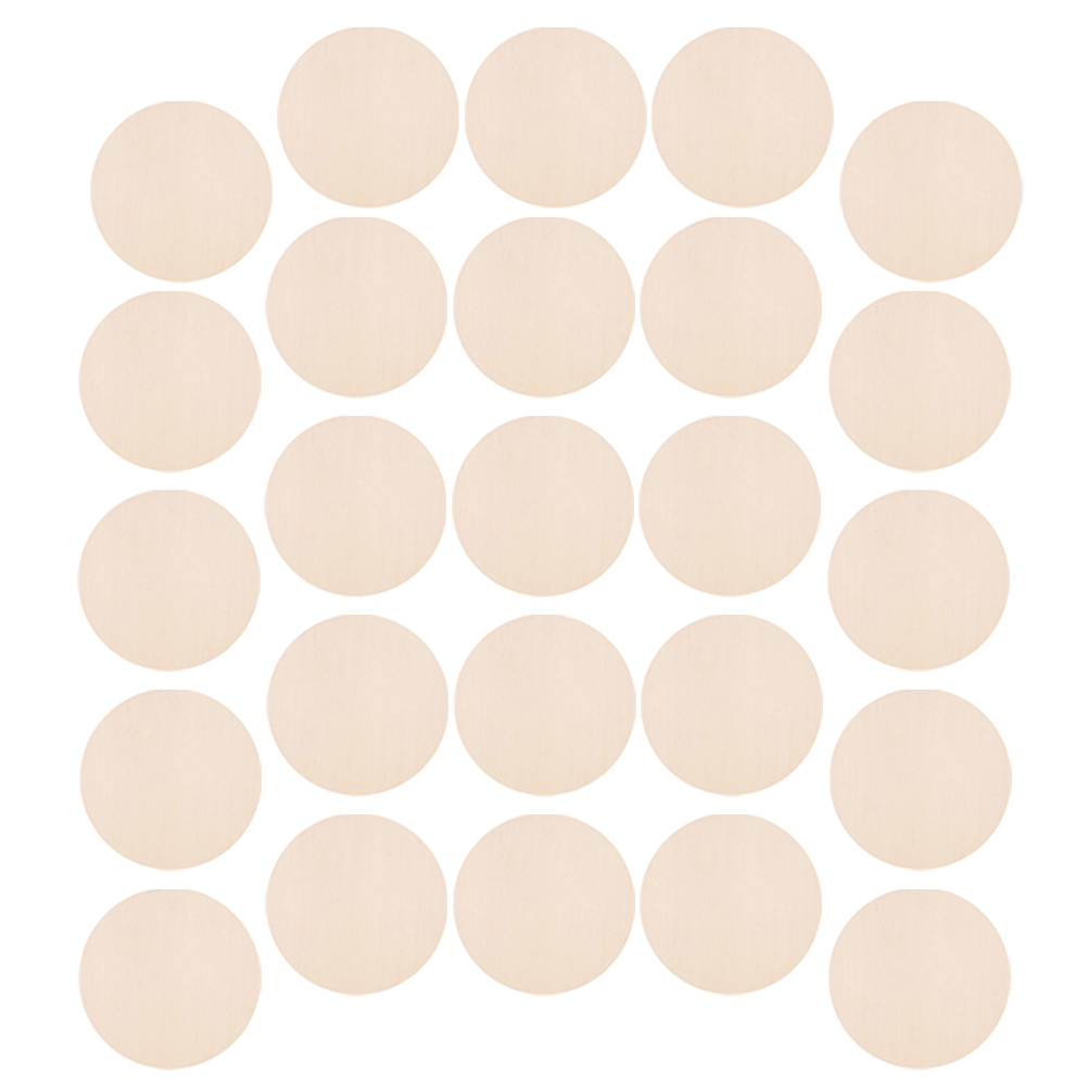 36Pcs Round Wood Slices Unfinished Wood Cutouts Rustic Wood Cutouts ...