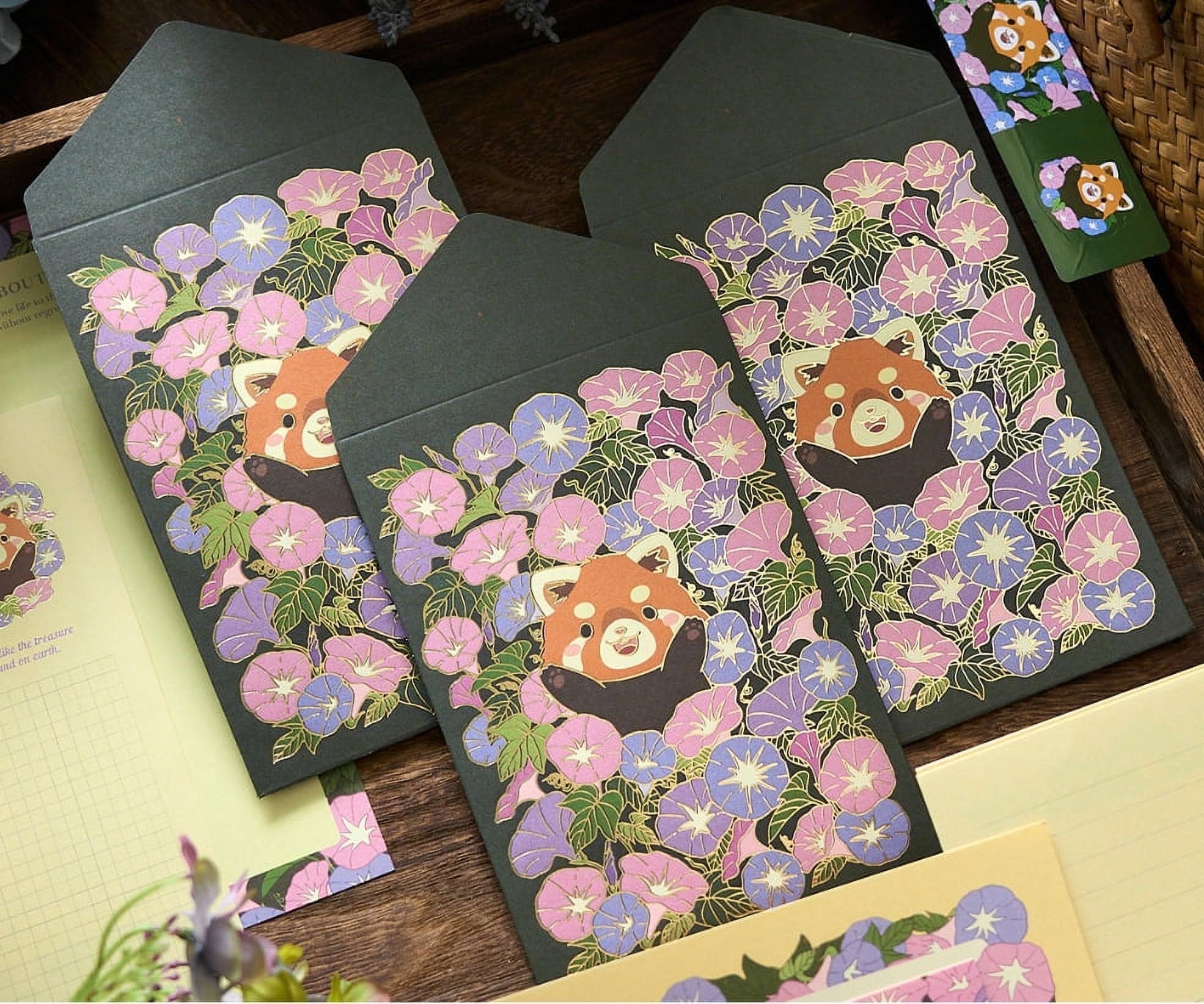 36Pcs Stationery Paper and Envelopes Set, Cute Animal Patterns Envelope ...