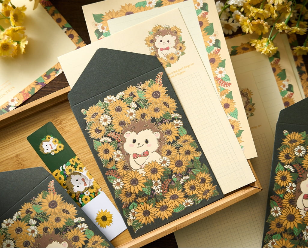 36Pcs Stationery Paper and Envelopes Set, Cute Animal Patterns Envelope ...