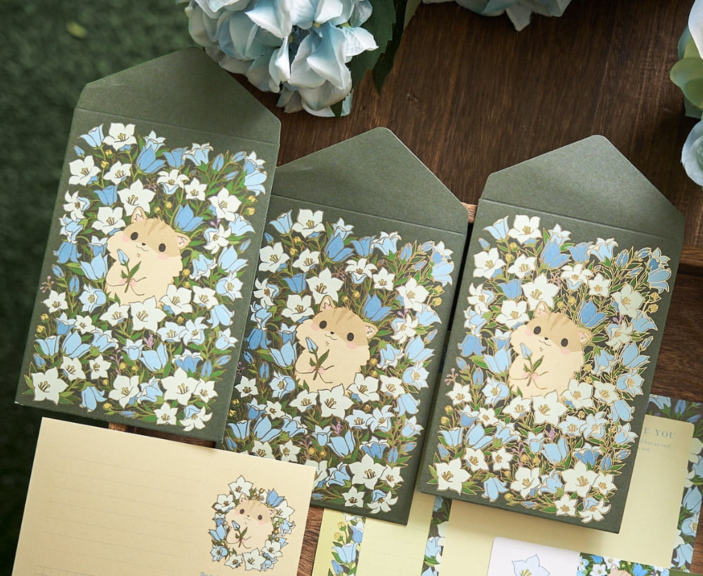 36Pcs Stationery Paper and Envelopes Set, Cute Animal Patterns Envelope ...