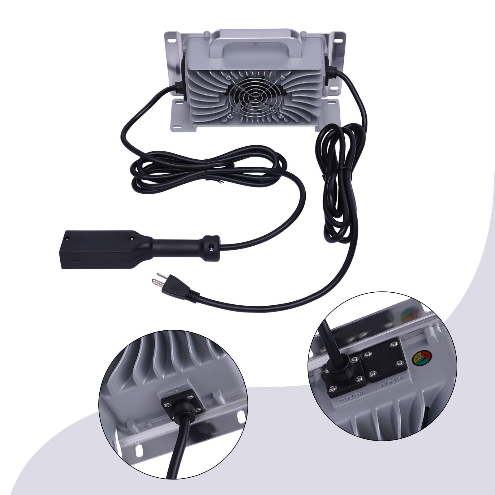 36V 18A Battery Charger for EZGO EZ-GO TXT Golf Cart Powerwise Style D ...