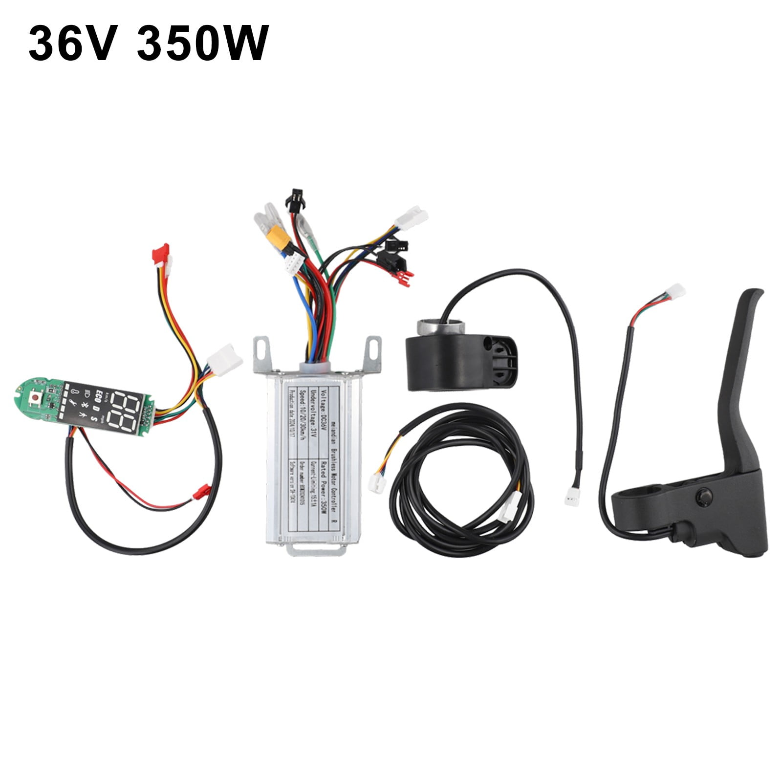 36V 350W Electric Scooter Controller Kit with Dashboard and Accelerator ...