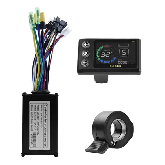 36V 48V 15A Brushless Controller S869 Meter LCD Display 24V-72V ...