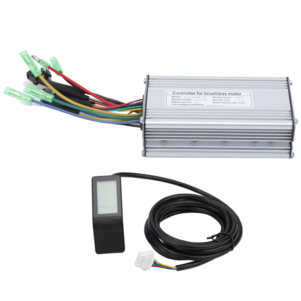 36V/48V 22A Brushless Controller Electric Bike KT LCD4 Display Screen Kit Normal Connector ...