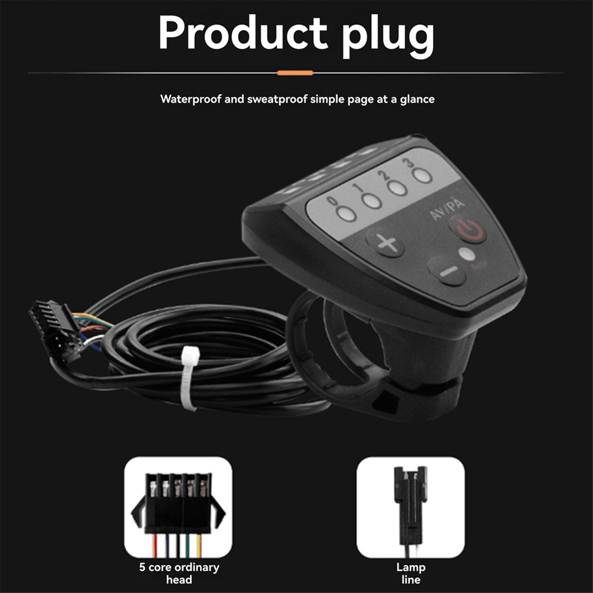 36V 48V 22A Brushless Controller G20 Meter LED Display+130X Throttle ...