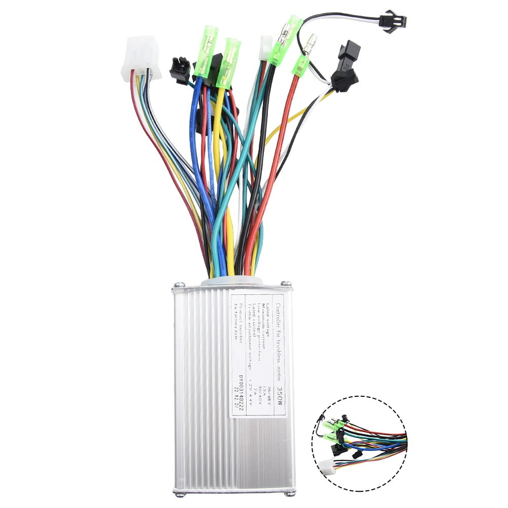 36V/48V 350W Brushless Motor Controller for Electric Scooter Folding ...