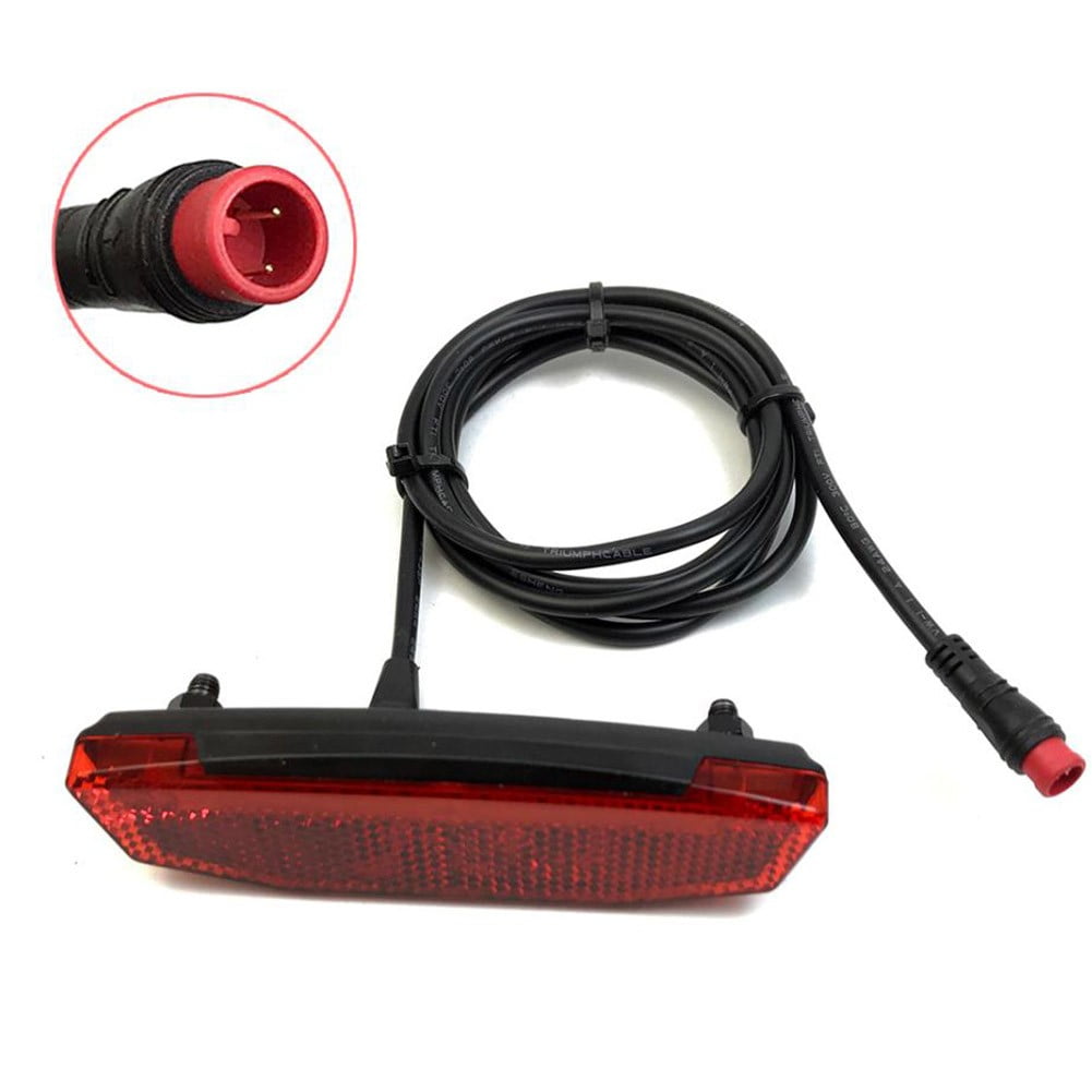 36V/48V Electric Bicycle Rear Light LED Bike Tail Lights E Bike Warning ...