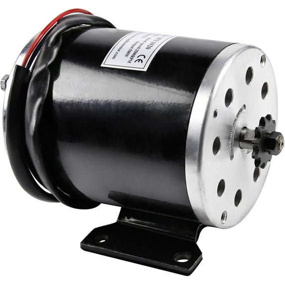 36V 500W Brushed DC Motor MY1020 2500RPM for Electric Scooter Go Kart ...