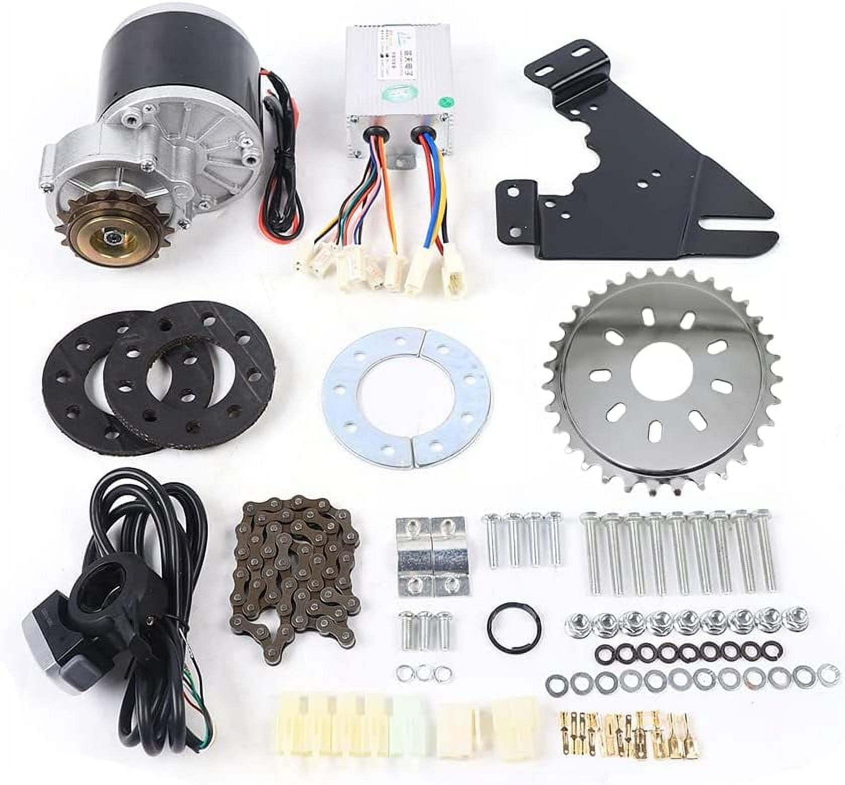 36V Electric Bike Motor Kit Driver Side 350W Electric Bike Conversion ...