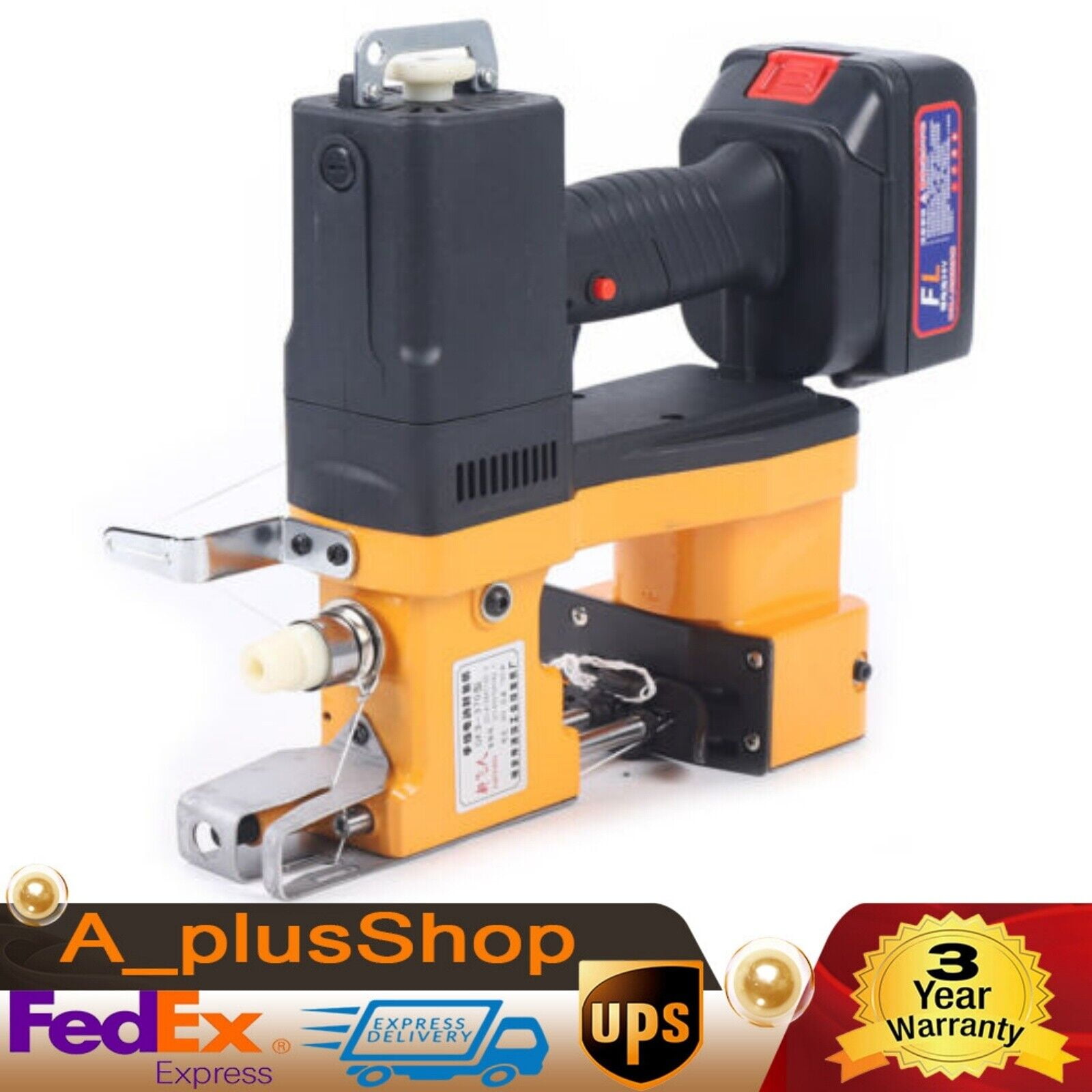 36V Portable Electric Bag Sewing Sealing Machines Sack Closer Stitching ...