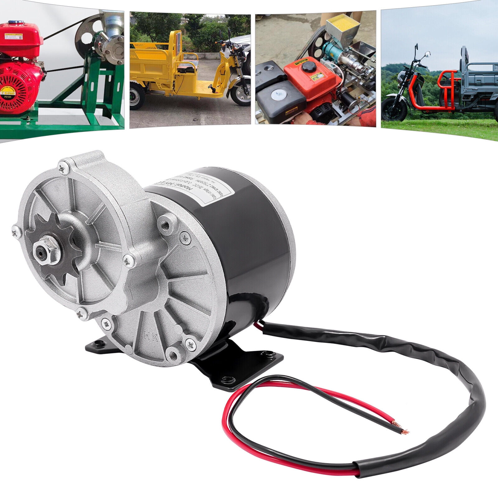 36VDC Gear Reduction Electric Motor 350w Electric Bike Motor E Bike ...