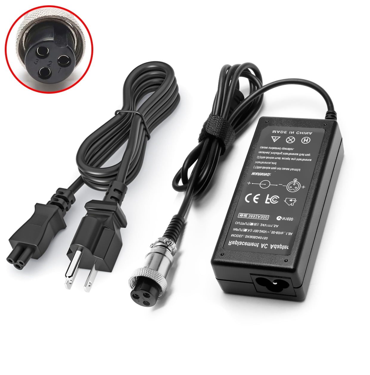 36W 24V 0.6A AC Adapter Replacement For e--Zip 400 450 500 750 E750 ...