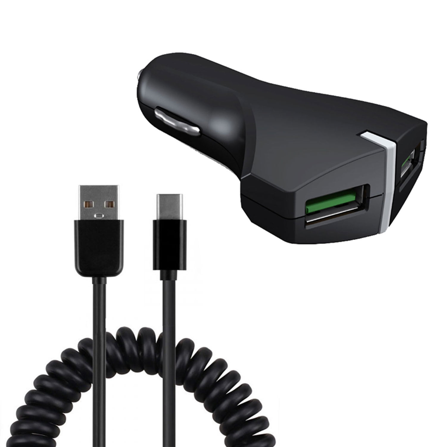 36W Fast Car Charger for Motorola Moto G Power 5G (2025) - 2-Port USB ...