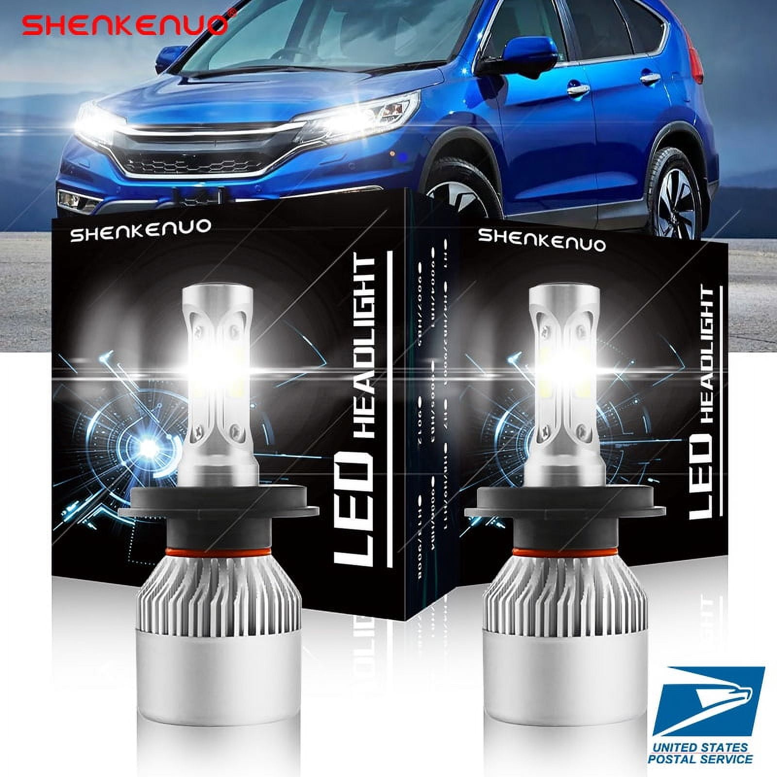 36W H4 LED Headlight Bulbs 9003 High Low Beam for Honda CR-V 2007-2014 High/Low Beam Super ...
