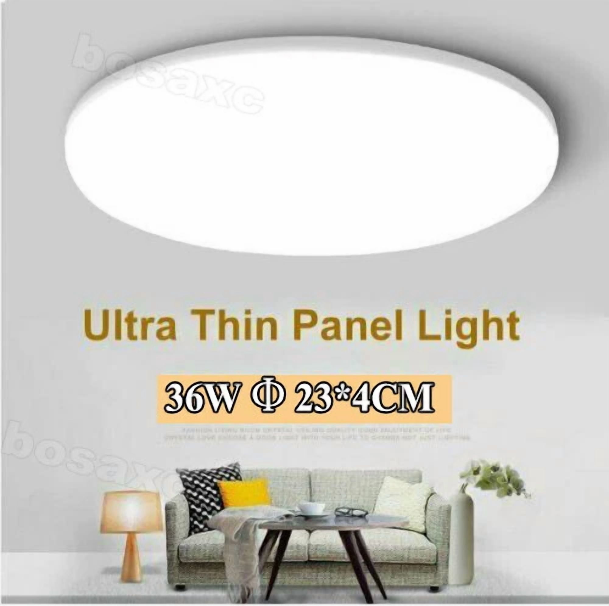 36W Led Surface Mount Fixture Ceiling Light Bedroom Kitchen Round Panel ...