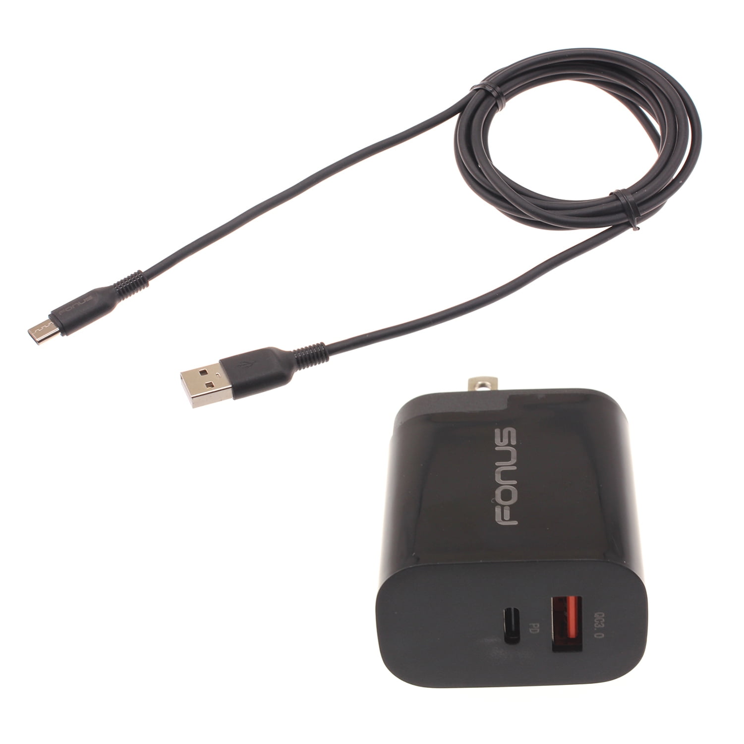 36W PD Home Charger for Verve Snap, Iris Flip Phones - Fast Type-C 6ft ...