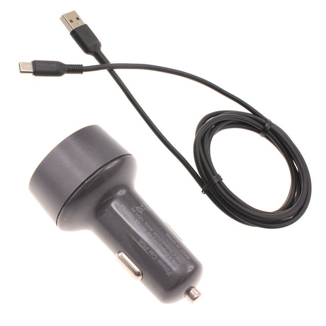 36W Quick Car Charger for Samsung Galaxy A55/A35/A25 5G - 2-Port USB ...