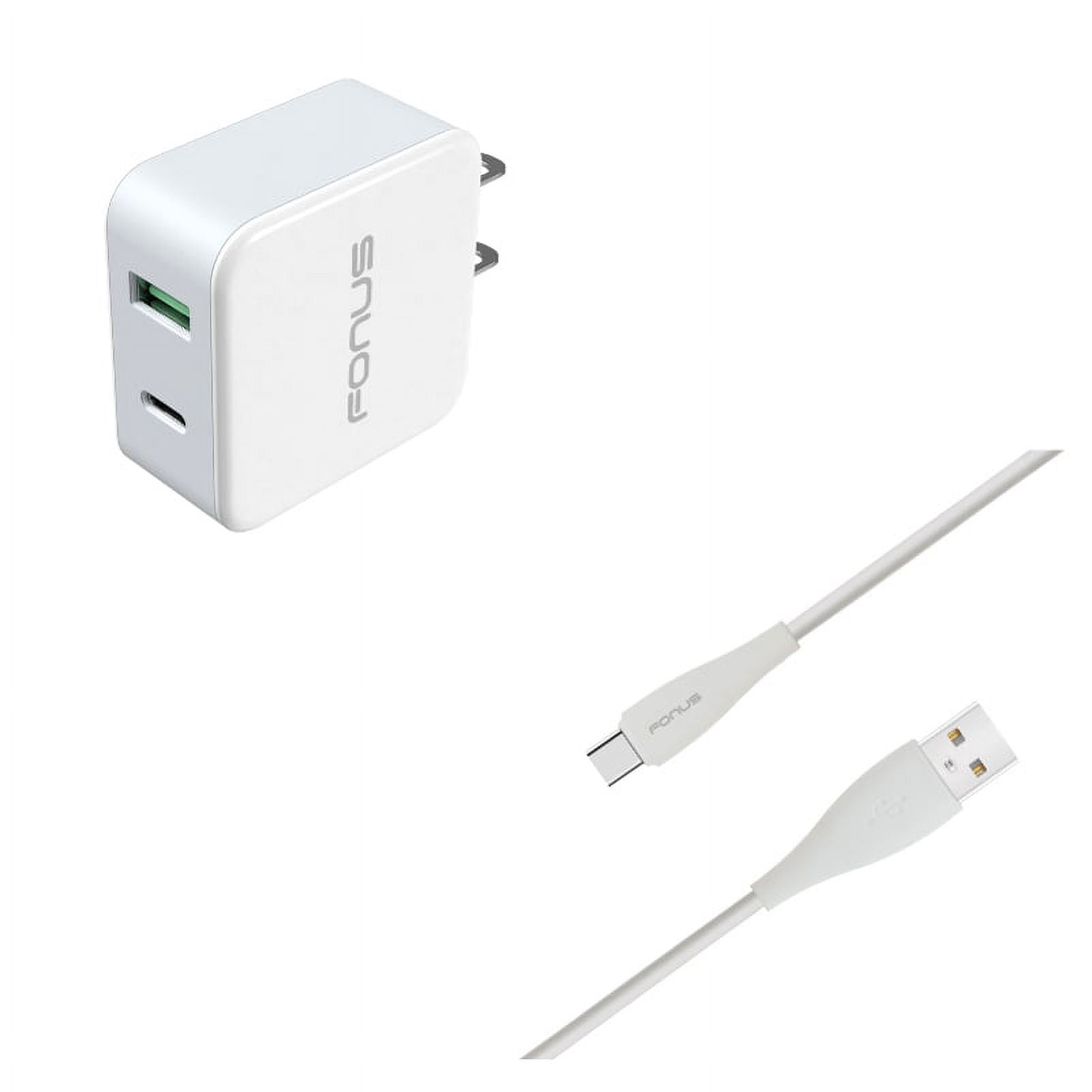 36W Quick Home Charger w Type-C 6ft USB Cable E2X for Kyocera DuraForce ...